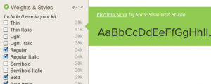 The Typekit Blog | Using Typekit fonts in your own CSS