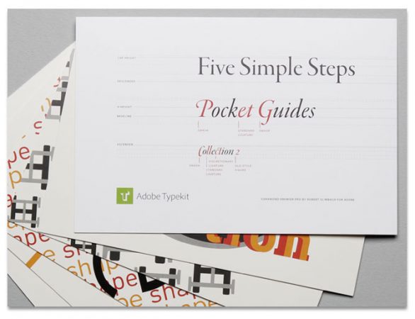 The Typekit Blog | Printed Pocket Guides with bonus Typekit cards