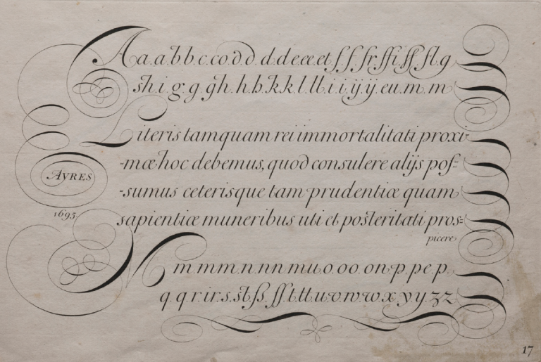 The Typekit Blog | A History: English round hand and ‘The Universal Penman’