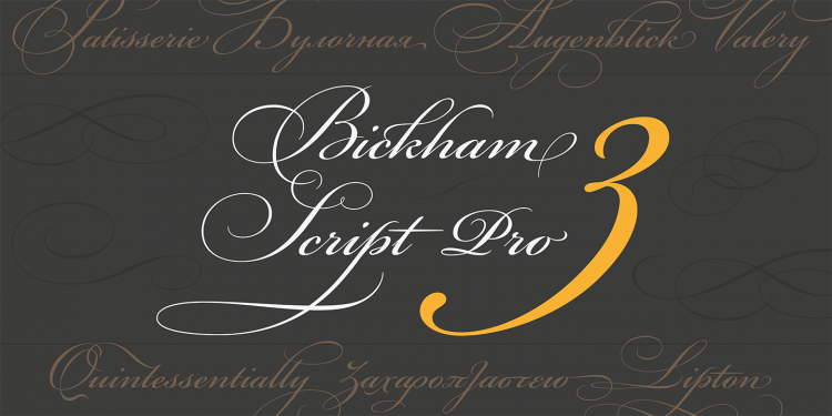The Typekit Blog | Adobe Type Introduces Bickham Script Pro 3