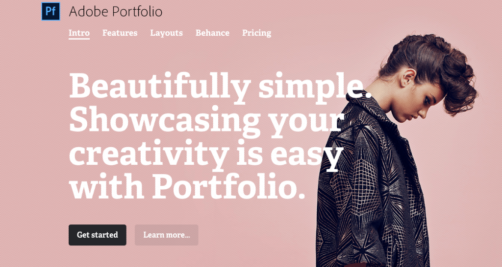 The Typekit Blog | Fonts in Portfolio: Great type, sleek templates