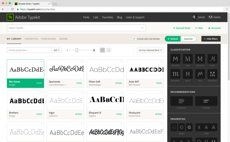 The Typekit Blog | Preview a new look for fonts on Typekit