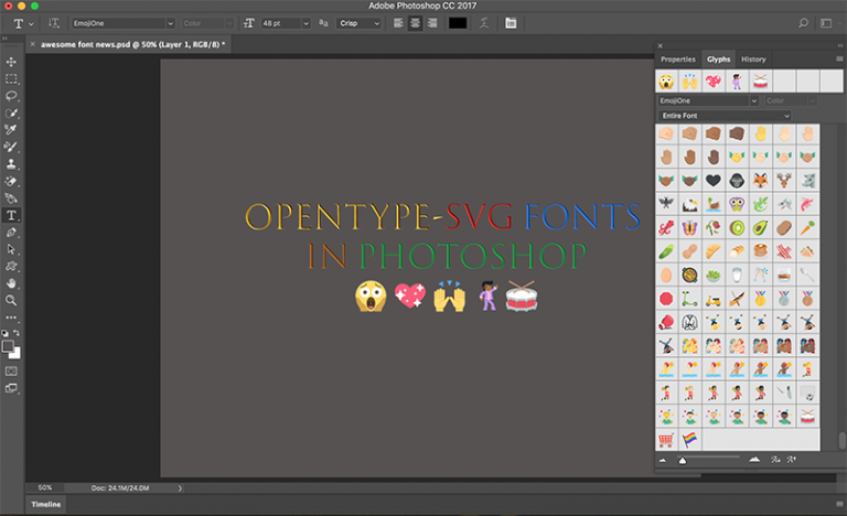 The Typekit Blog | Introducing Trajan Color Concept, a new OpenType-SVG ...