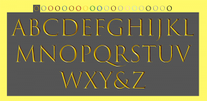 The Typekit Blog | Introducing Trajan Color Concept, a new OpenType-SVG ...