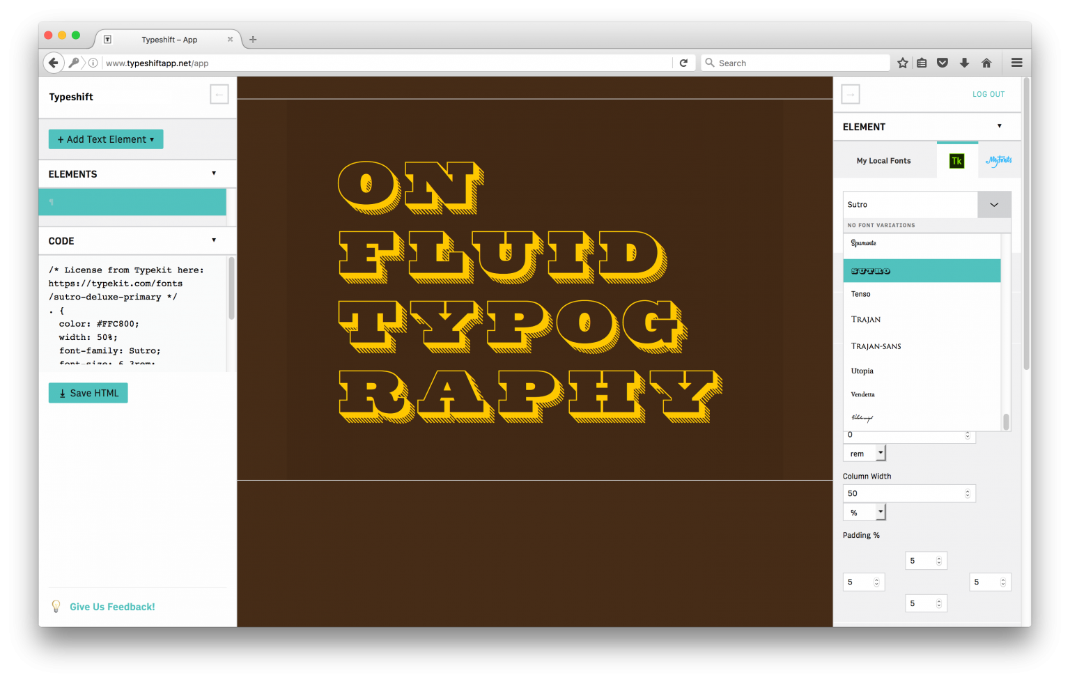The Typekit Blog | Incredible typography in any app with Typekit Platform