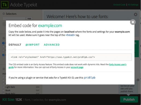 The Typekit Blog | Now in Early Access: Serve web fonts without JavaScript