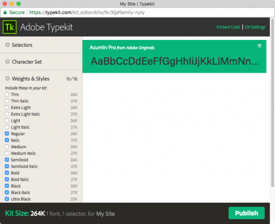 The Typekit Blog | Improving your web font performance