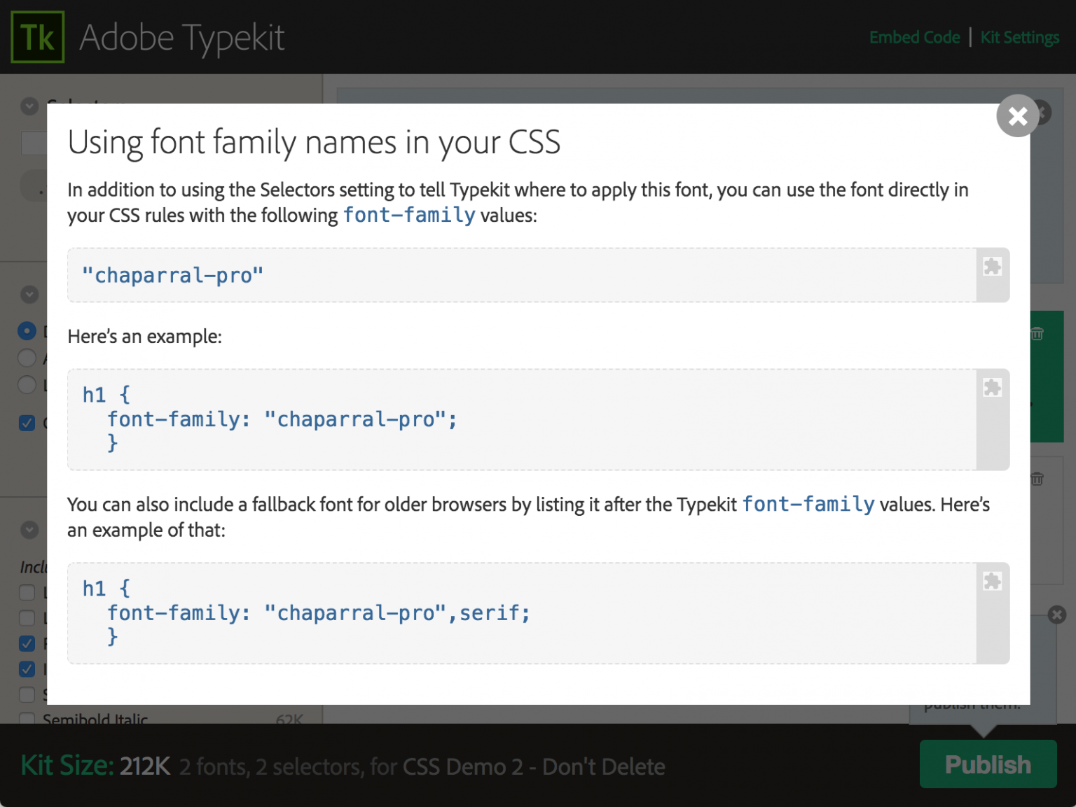 The Typekit Blog Advanced Web Font Loading With Typekit S Css Embed Code