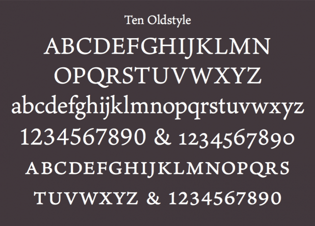 The Typekit Blog | Introducing Ten Oldstyle