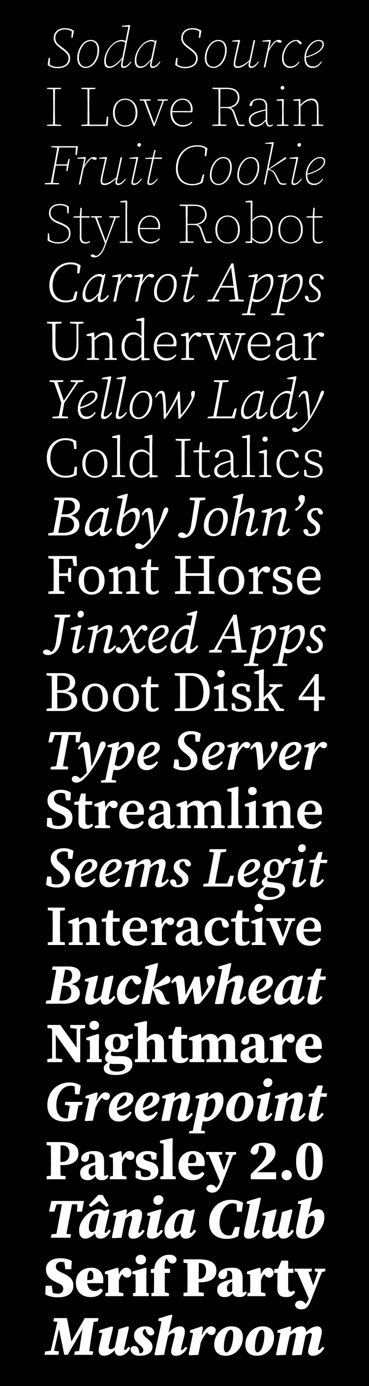 The Typekit Blog | Source Serif Italics are here!